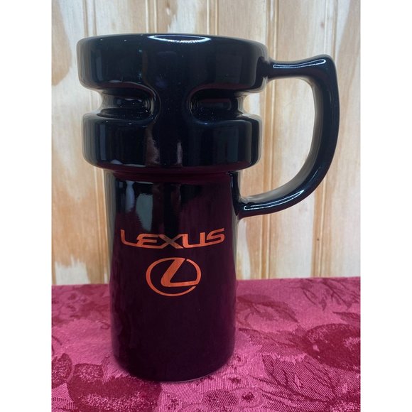 Lexus Hotjo | Dining | Lexus Gold Logo Hotjo Ceramic Black Travel Mug ...